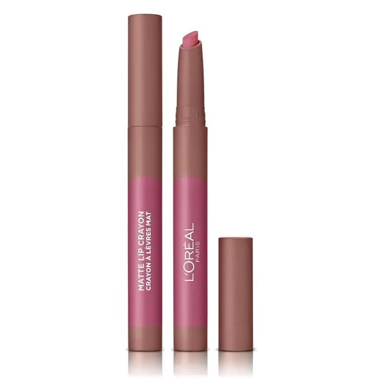L'Oréal Matte Lip Crayon - 102 Caramel Blondie - Branded Beauty