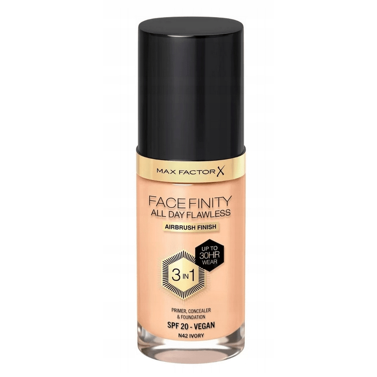 Max Factor Face Finity 3 In 1 All Day Flawless Foundation - N42 Ivory ...