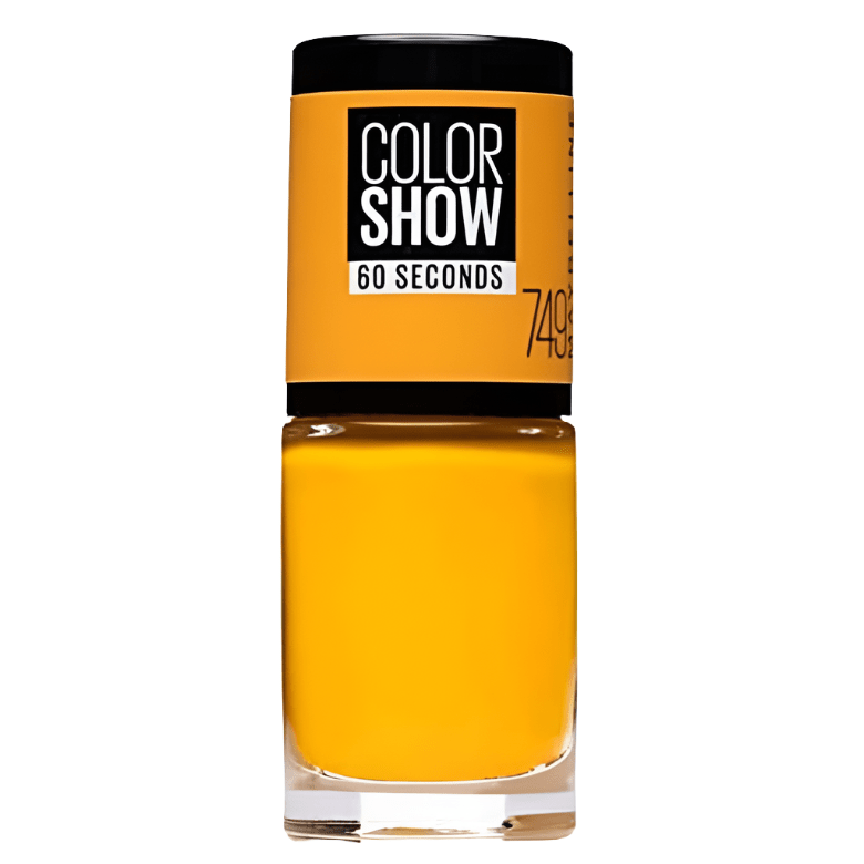 Maybelline Color Show Nail Polish - 749 Electric Yellow - Branded ...