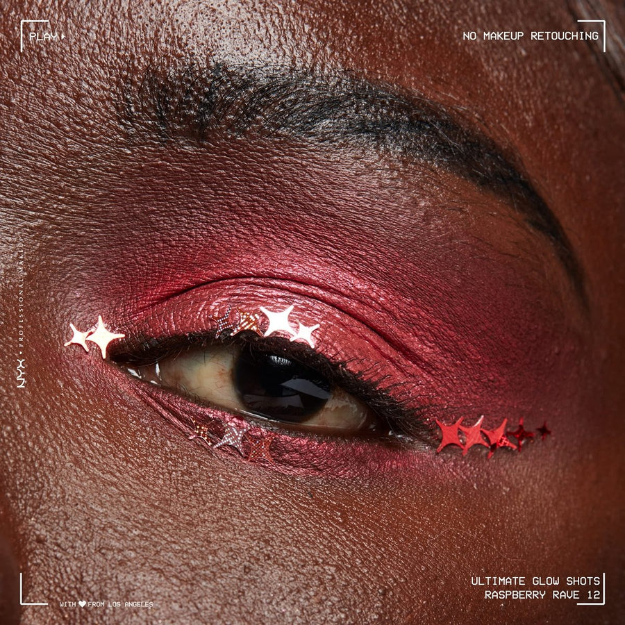 NYX Professional Makeup Ultimate Glow Shots Liquid Eyeshadow - 12 Rasp ...