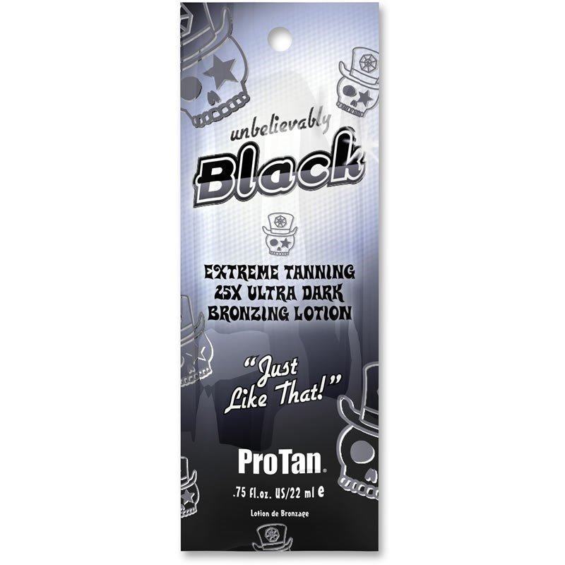 Pro Tan Unbelievably Black Bronzing Tanning Accelerator Sachet 22ml ...