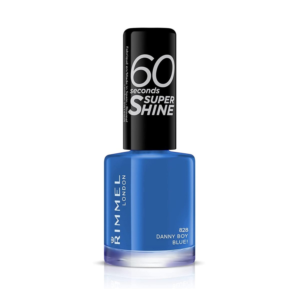 Rimmel 60 Seconds Super Shine Nail Polish - 828 Danny Boy , Blue ...